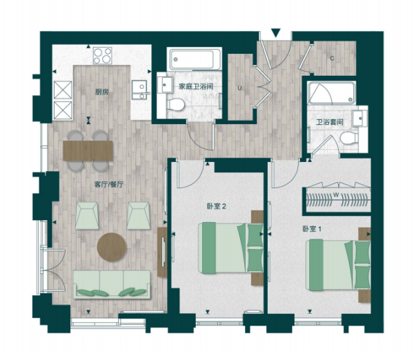 伦敦2区・【TwelveTrees Park】十二森园 - 英国买房、伦敦买房、英国房产中介、伦敦买房中介、英国房地产、伦敦房地产、海外房产